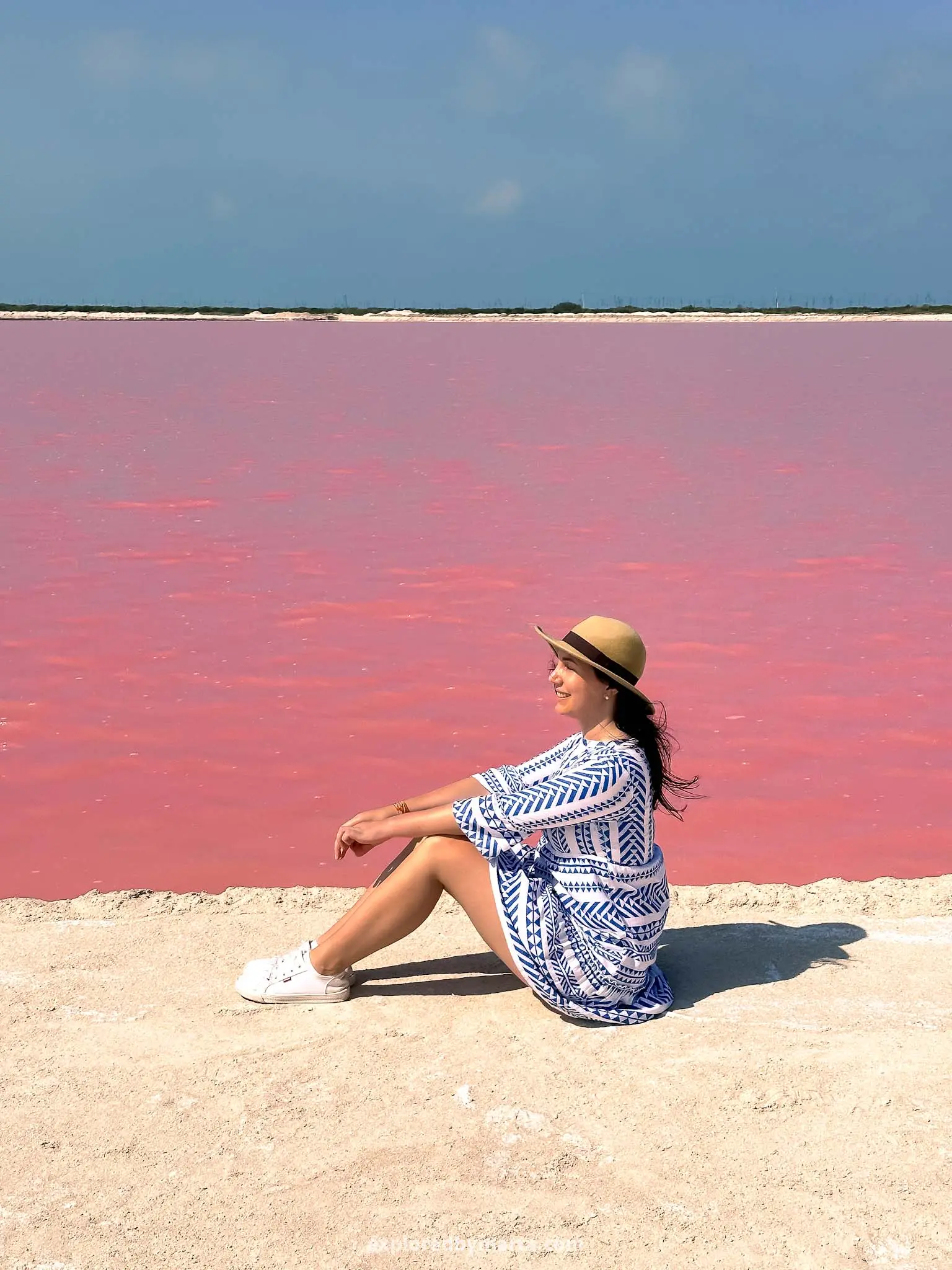 Pink Yucatan Peninsula Mexico