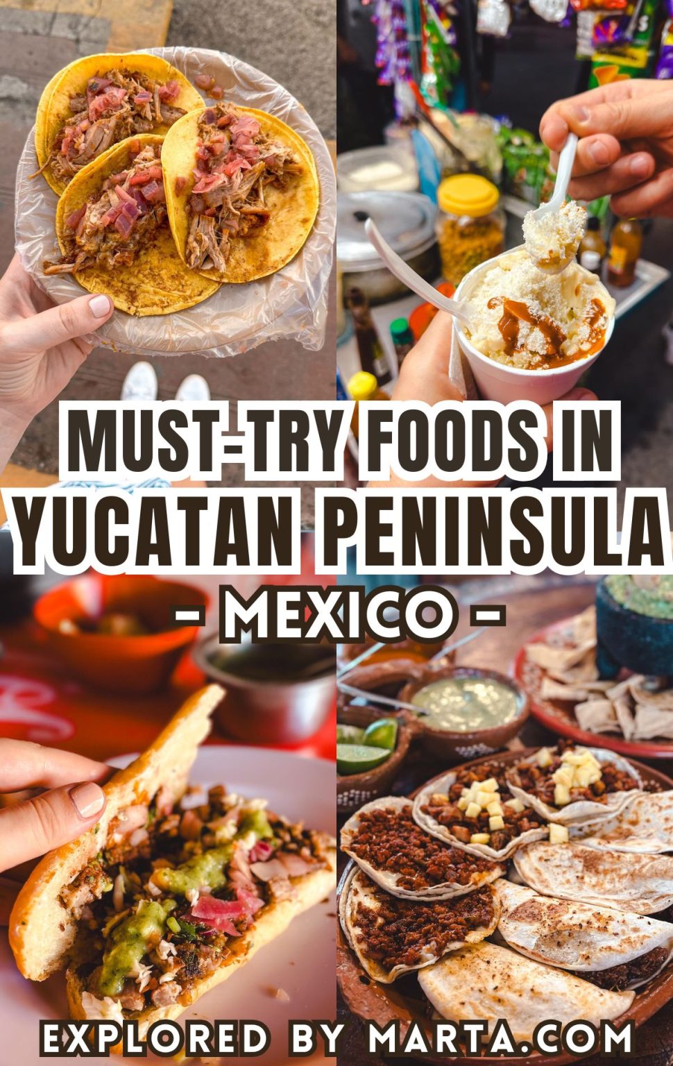 15 must-try traditional foods in the Yucatan Peninsula, Mexico