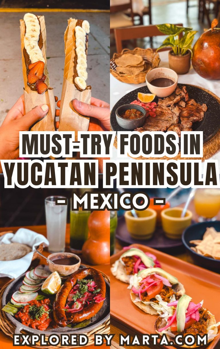 15 must-try traditional foods in the Yucatan Peninsula, Mexico